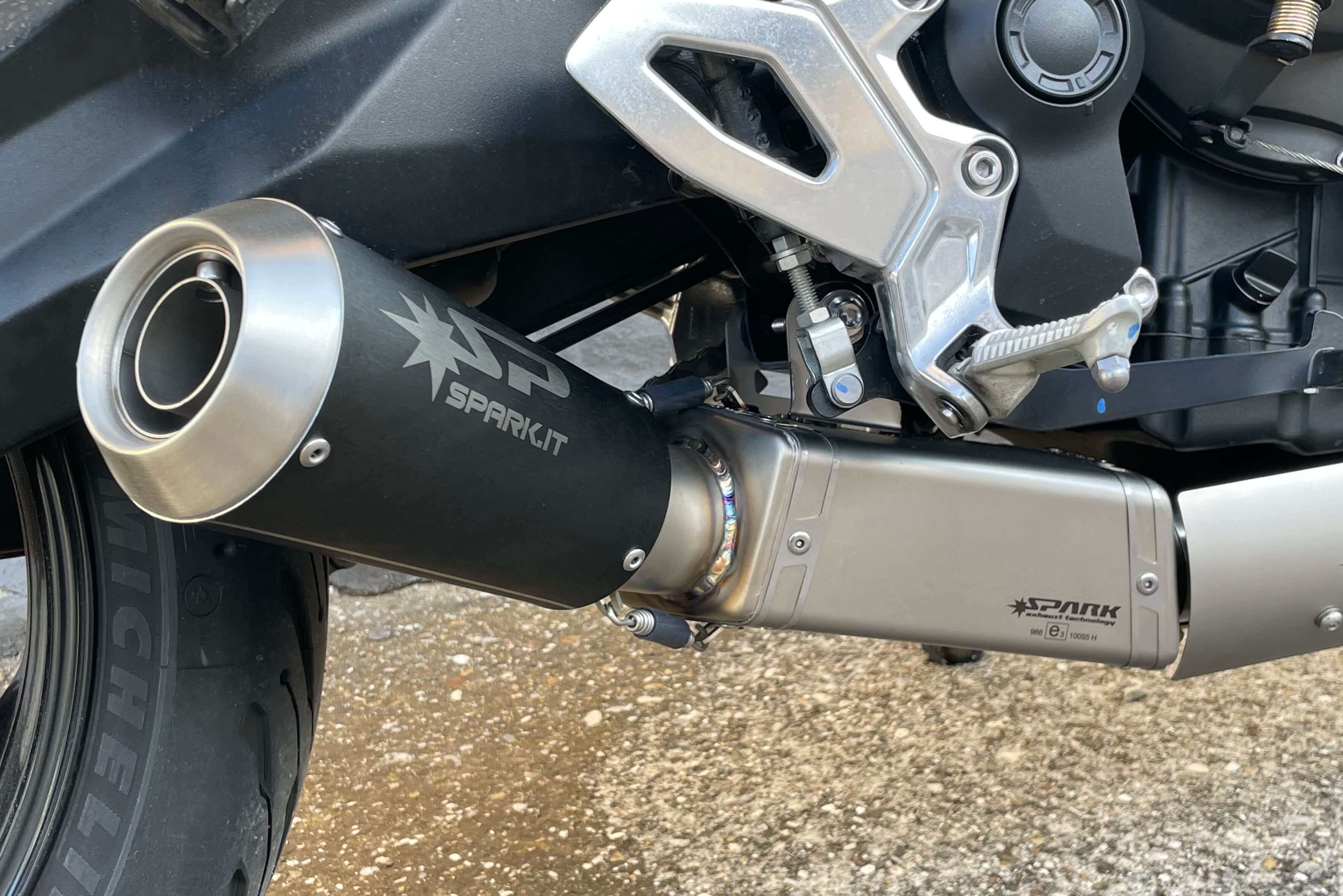 Exhaust system GTR8818 for Triumph TIGER SPORT 660 (22-23) bike | SPARK ...